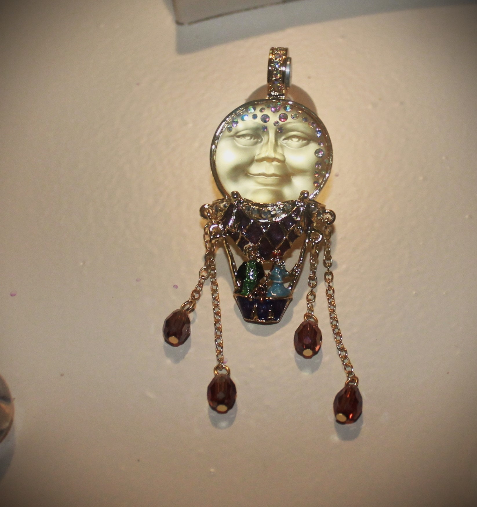 Kirks Folly Moon Face Wizard of Oz No Place Like Home Magnetic Enhancer ...