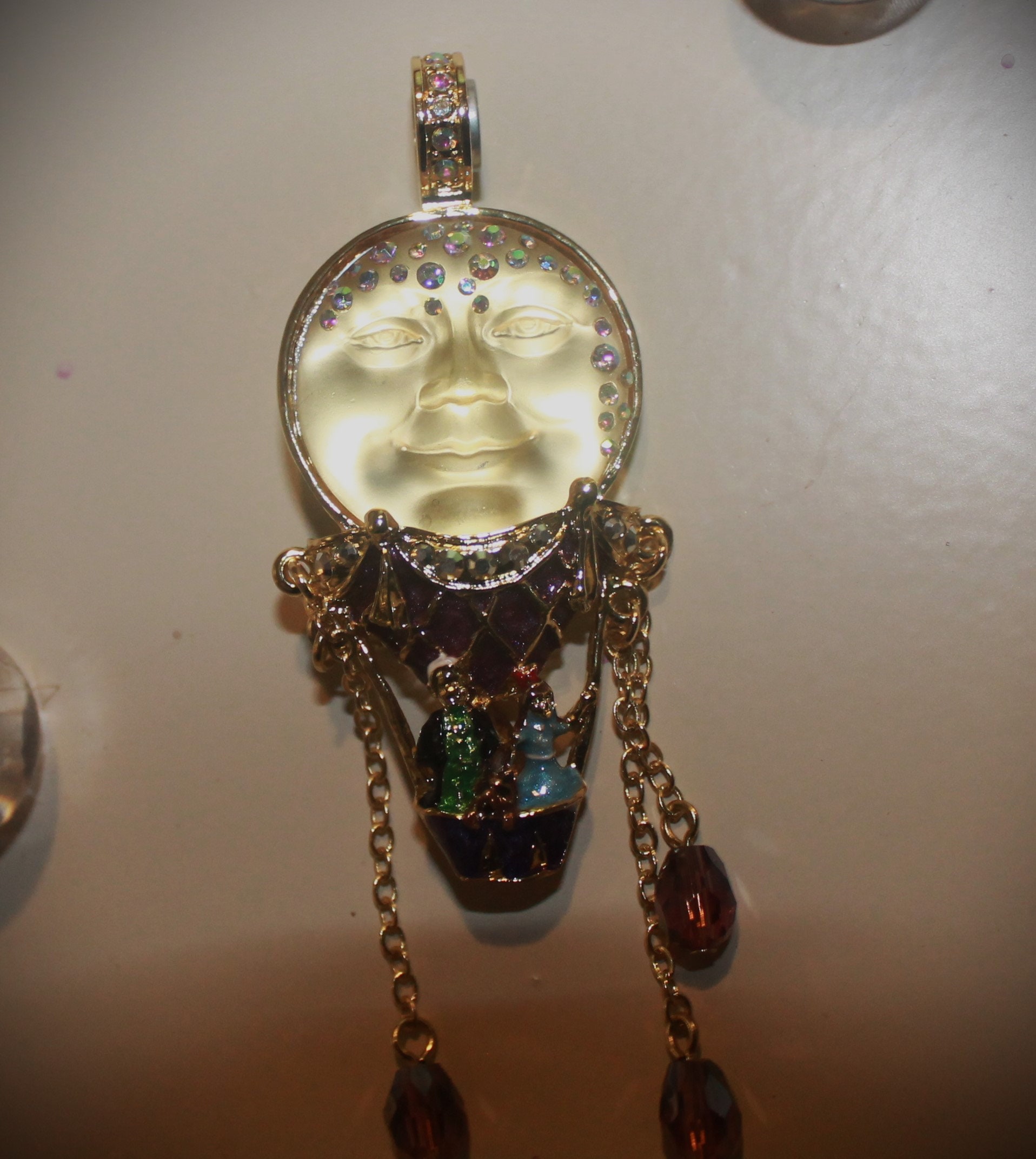 Kirks Folly Moon Face Wizard of Oz No Place Like Home Magnetic Enhancer ...