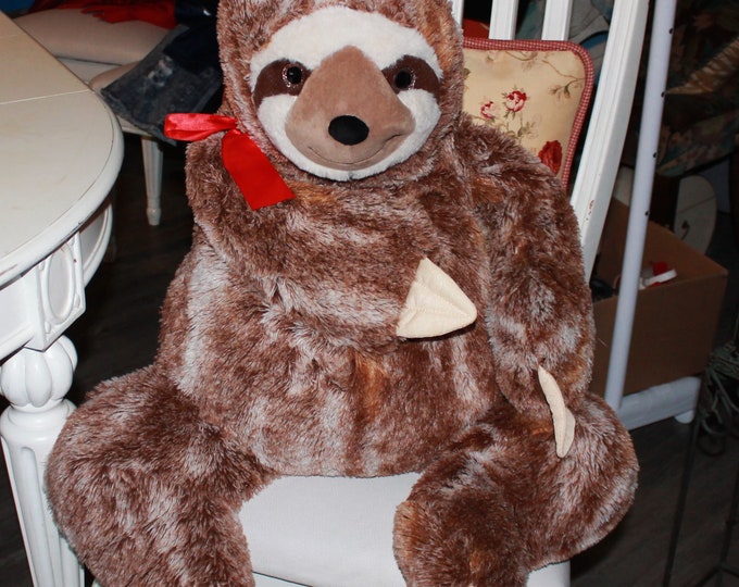 Giant Extra Large Stuffed Sloth - Etsy