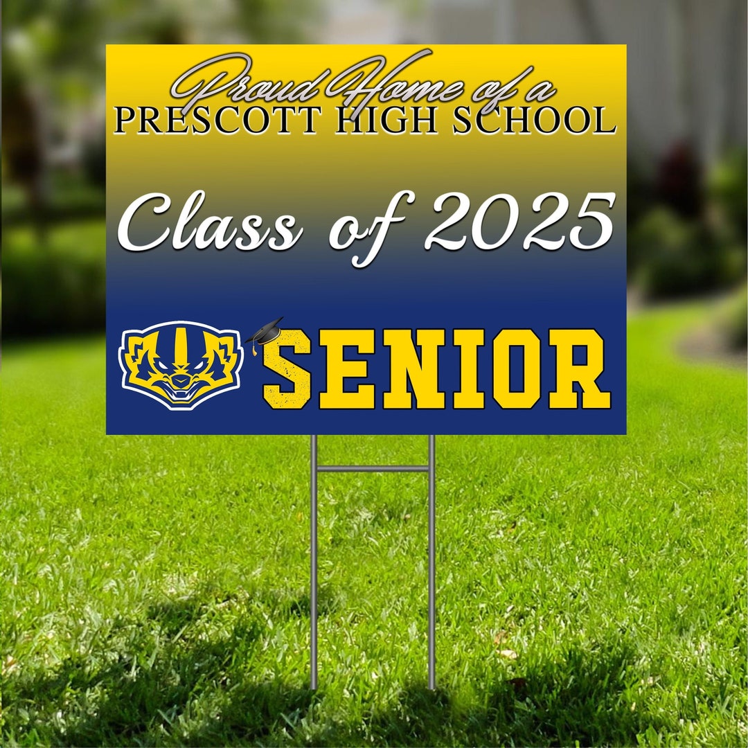 Custom High School Senior Graduation Yard Sign | Class of 2026 High ...
