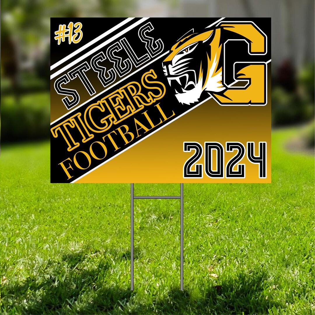 Custom Sports Yard Sign | High School Sports | Customizable Yard Sign ...