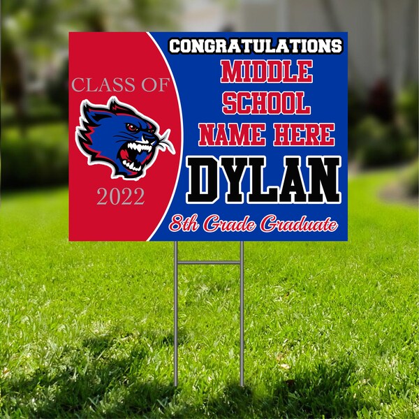 Middle School Sign - Etsy