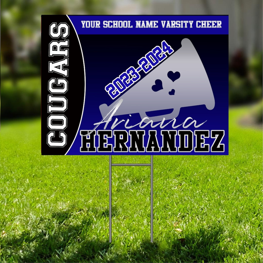 Customizable Sports Yard Sign at Loren Bona blog