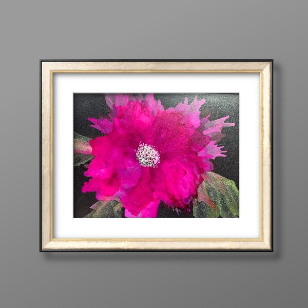 Alcohol Ink Flowers - Etsy