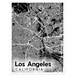 Streets of Los Angeles Map - Dark Theme | Wall Art | Fine Art | Maps ...