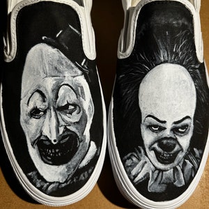 Hand Painted Horror Movie Character Shoes - Etsy