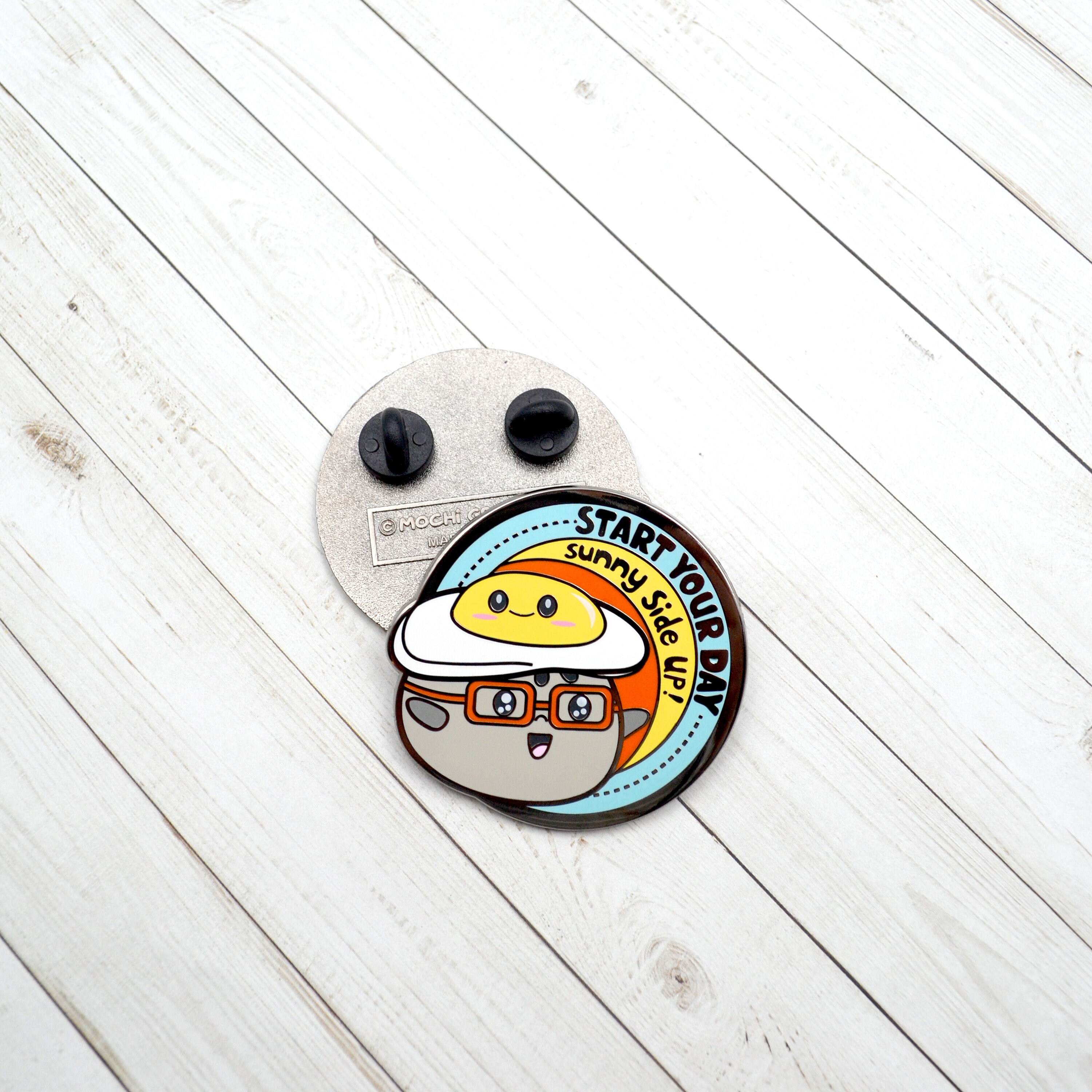Sunny Side Up Pin Hard Enamel Pin Egg Pin Inspirational Pin Pin Gift ...