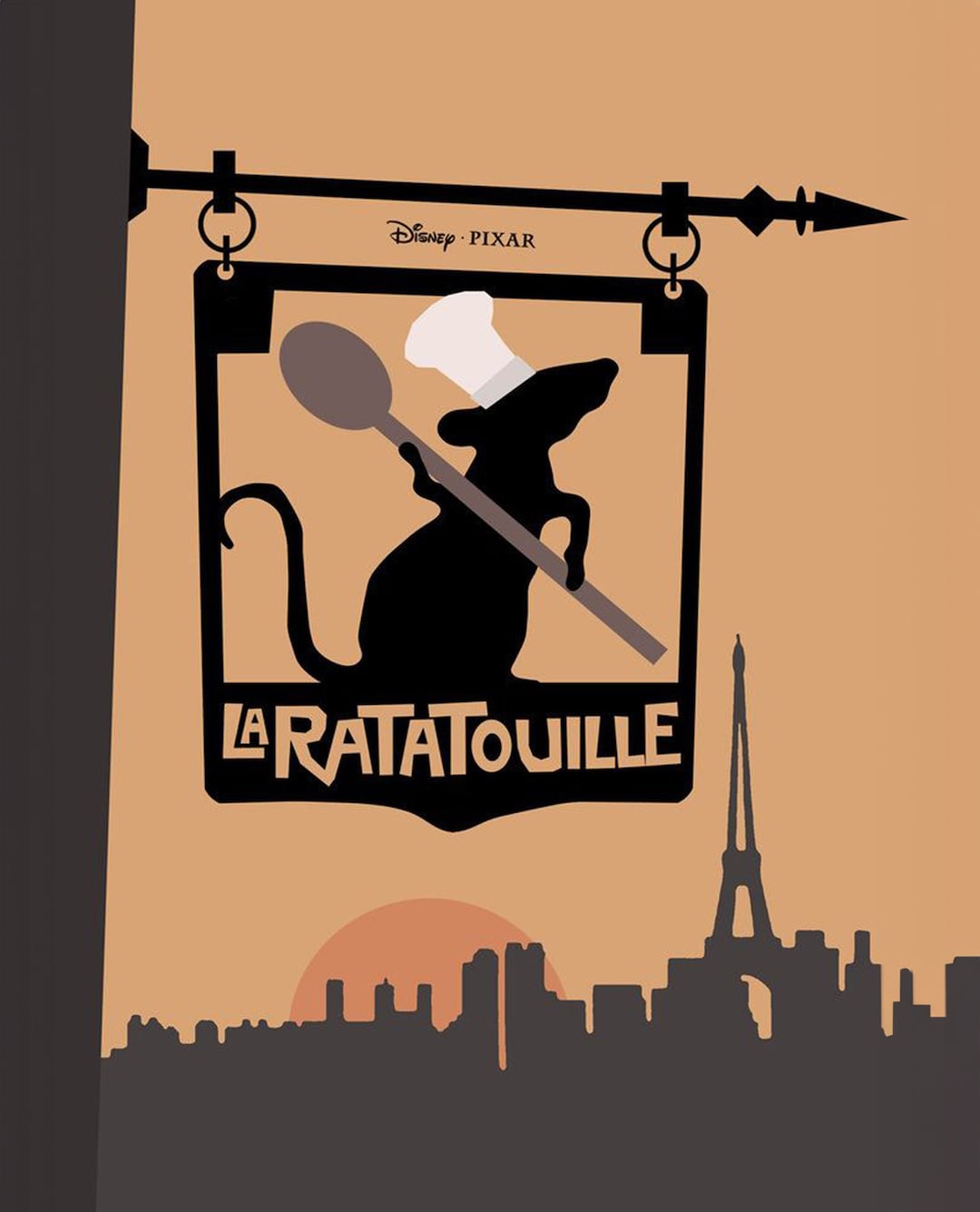 Ratatouille Movie Poster Minimalist Movie Poster Brad Bird Vintage ...