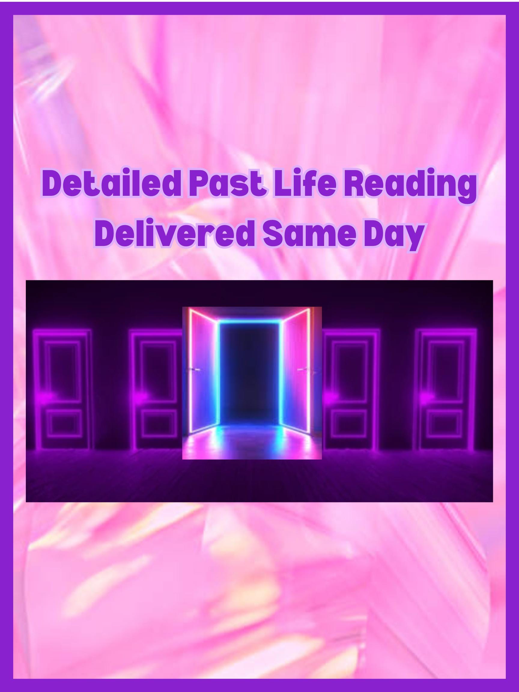 Detailed Past Life Reading! (delivered Same Day) - Etsy