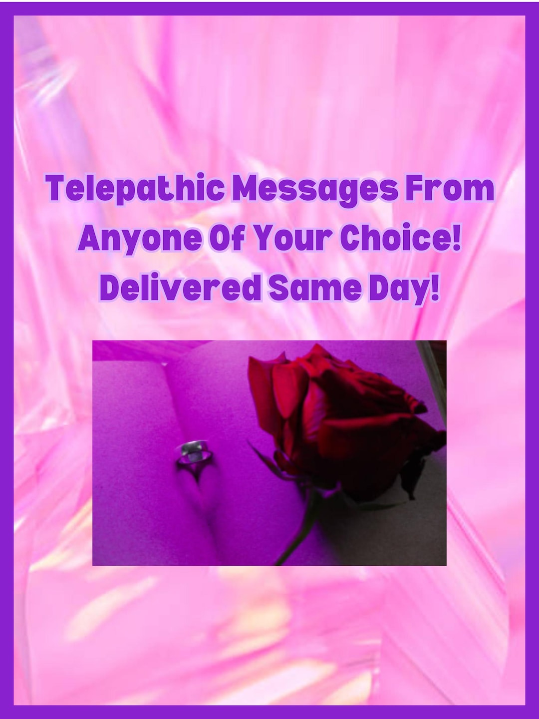 Channeled Message From Your Person of Interest. Delivered Same Day! - Etsy