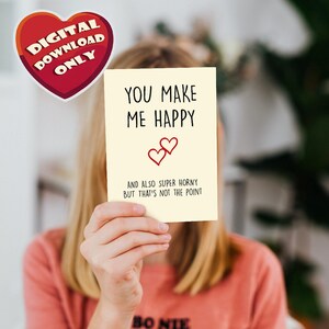 Valentine's Day Cards for Him or Her - Anniversary Card - Fun Gift Birthday Card for Husband ...