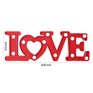 Love Sign Decoration Table Top Decor for Valentines Day Wedding ...