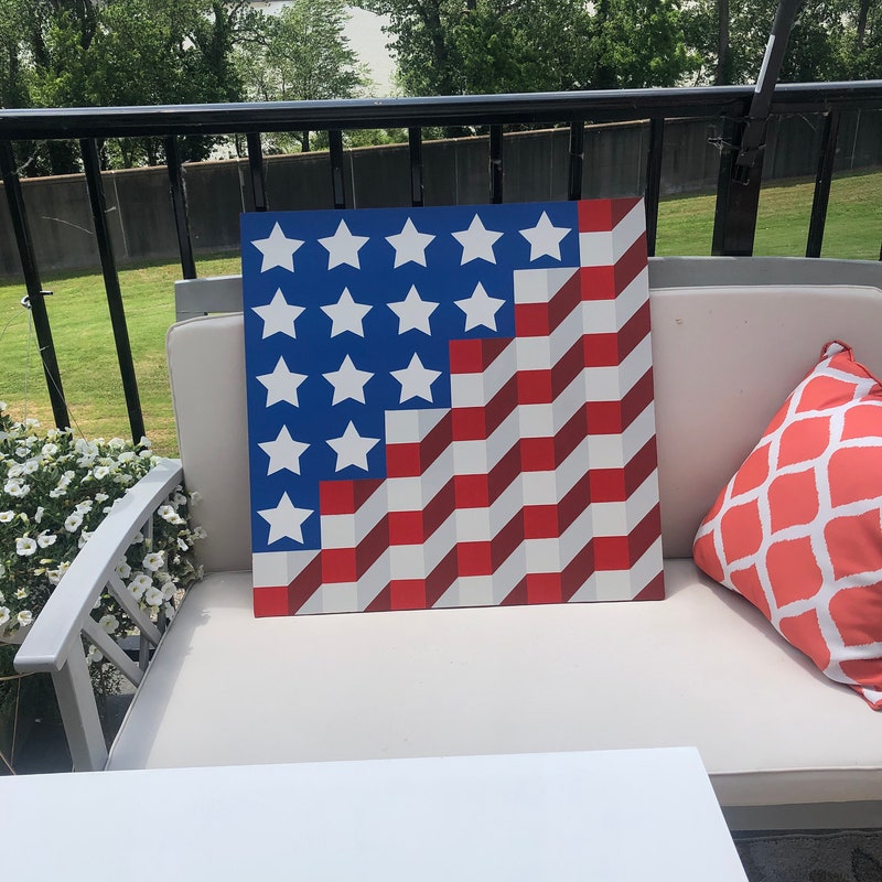 Barn Quilt Flag - Etsy