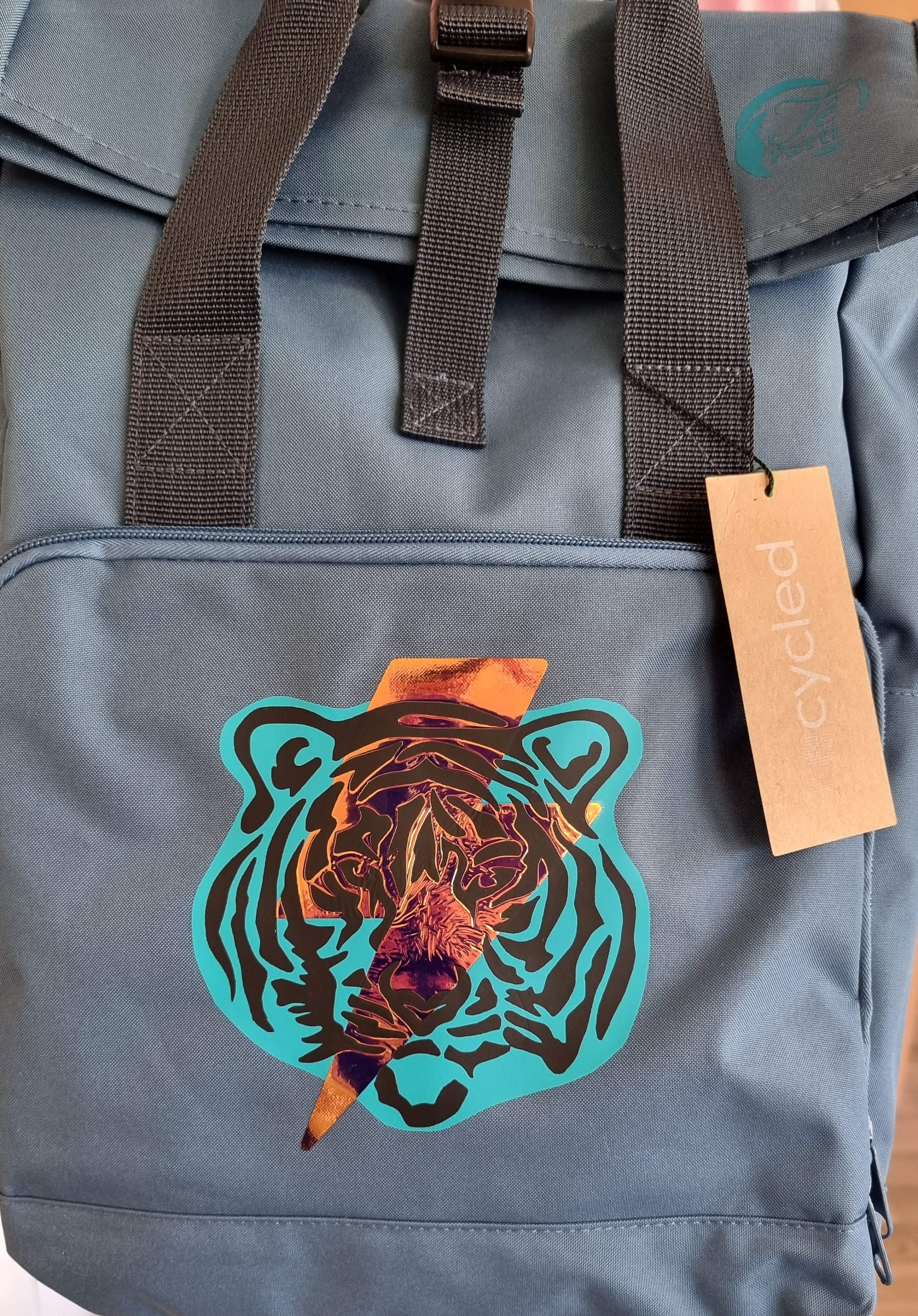 Tiger Lighting Bolt Backpack - Etsy