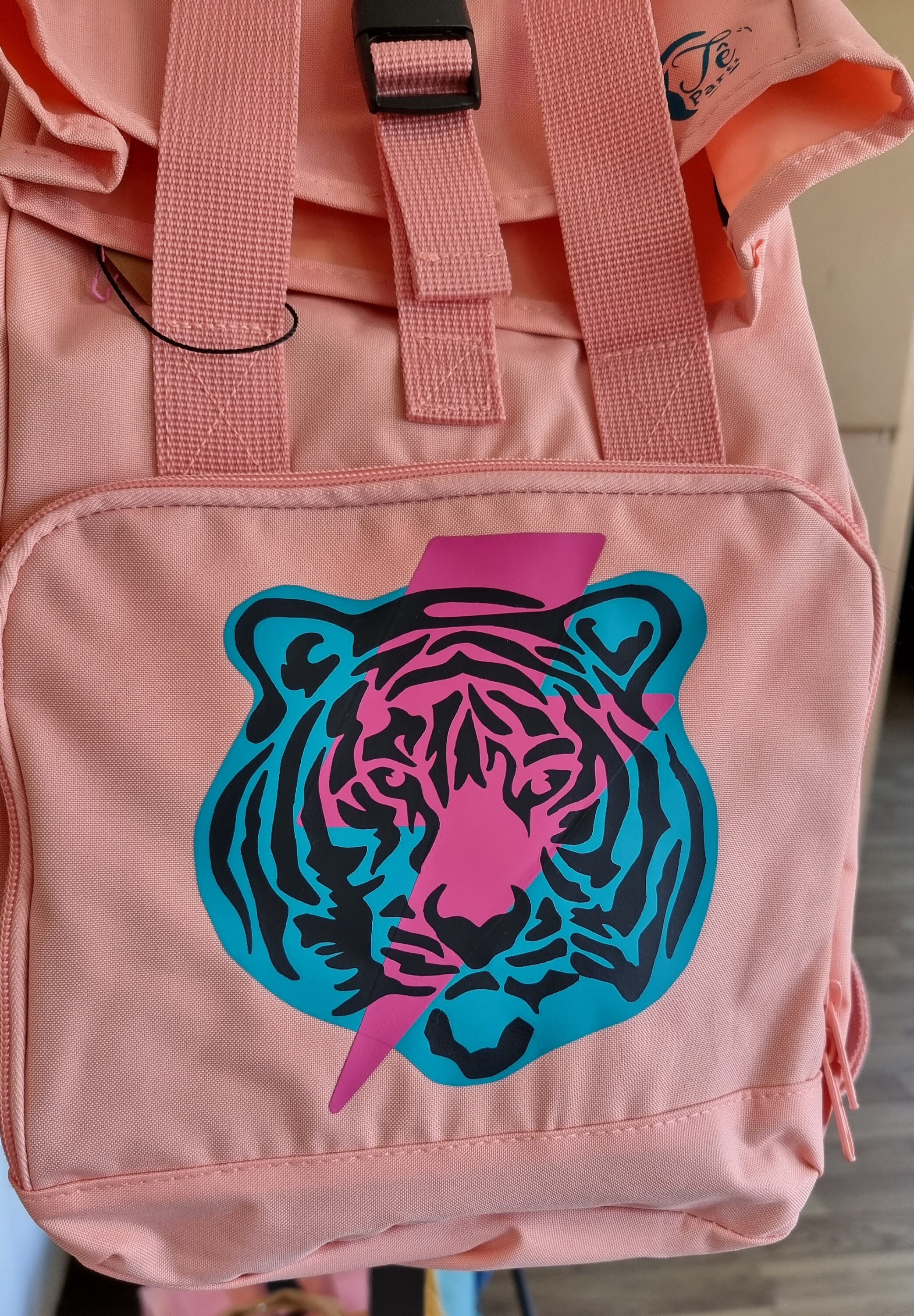 Tiger Lighting Bolt Mini Backpack - Etsy