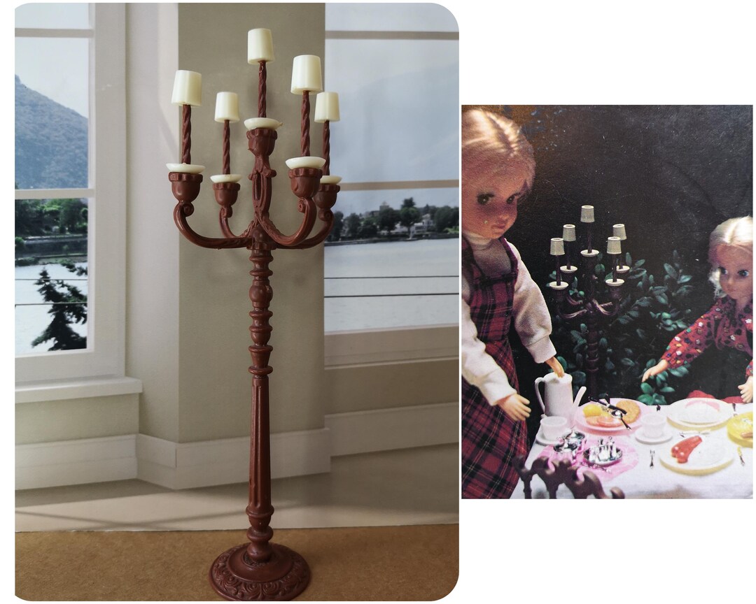 Fleur Doll Candle Holder, 1:6 Scale Doll - 1/6 Scale Doll Furniture ...