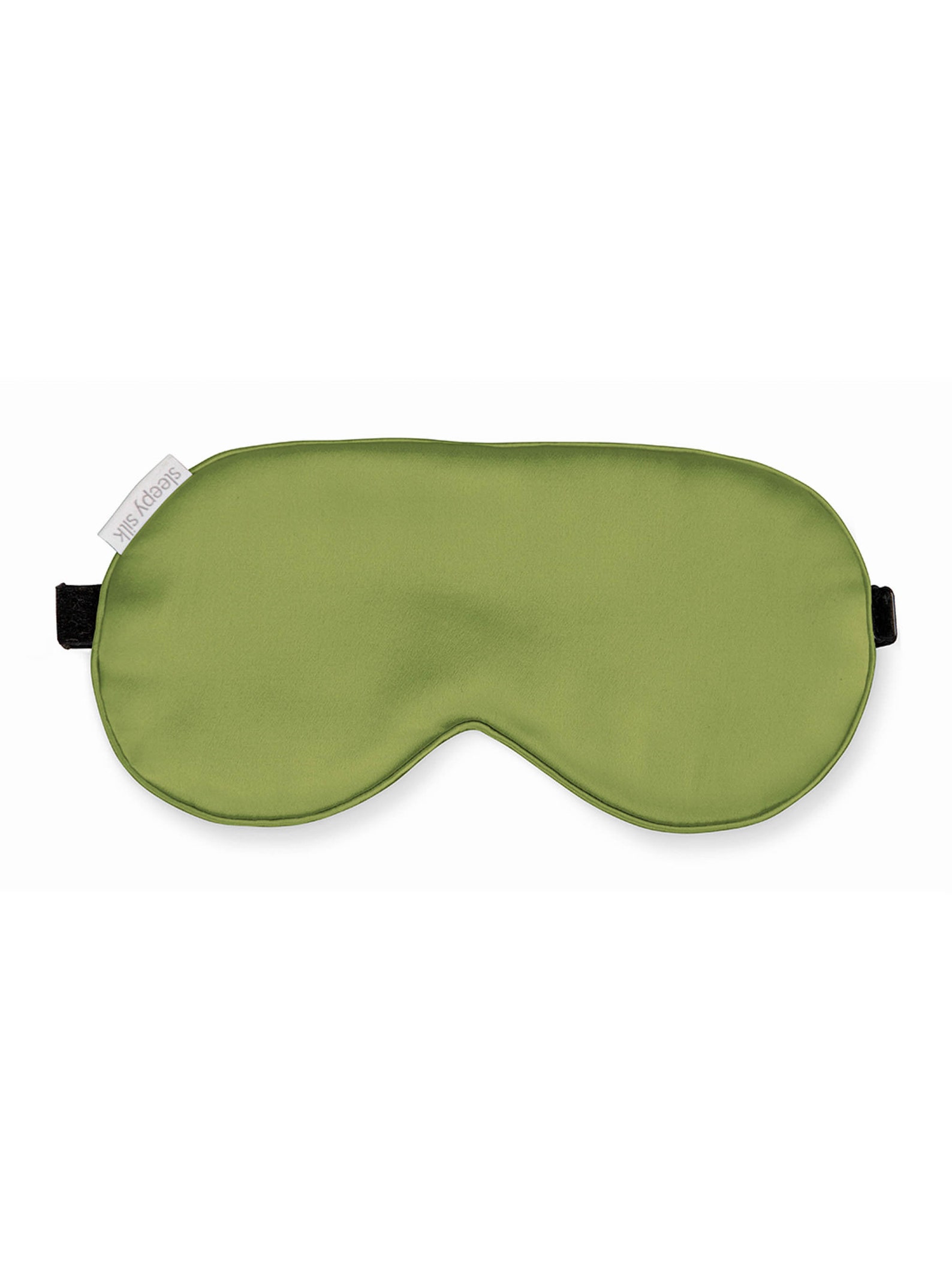 Silk Eye Mask / Sleep Mask - Olive Green | 25 Momme 100% Mulberry Silk ...