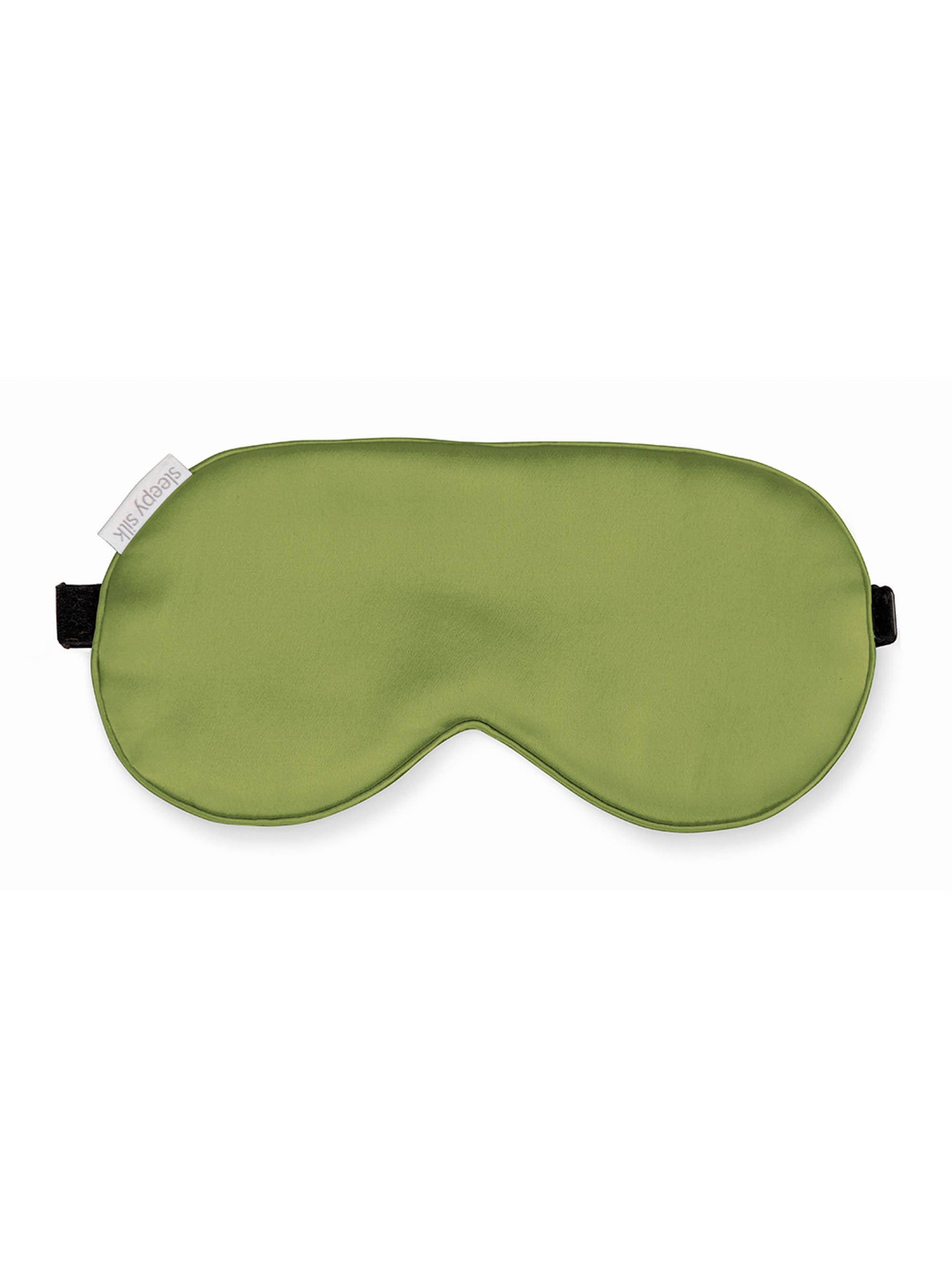 Silk Eye Mask / Sleep Mask - Olive Green | 25 Momme 100% Mulberry Silk ...