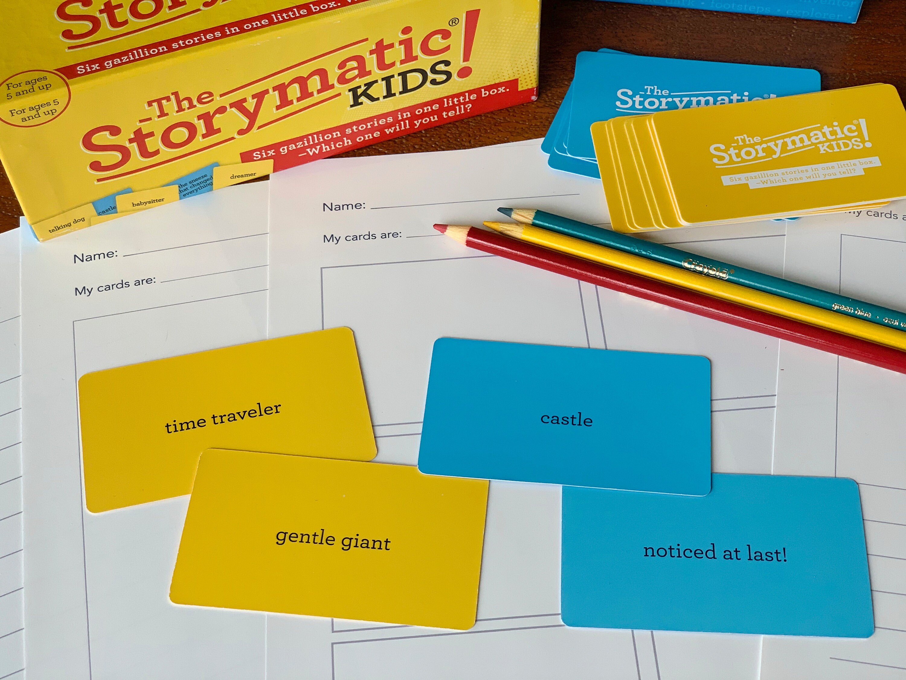 Storymatic Kids Write and Tell Stories Play Games Get | Etsy