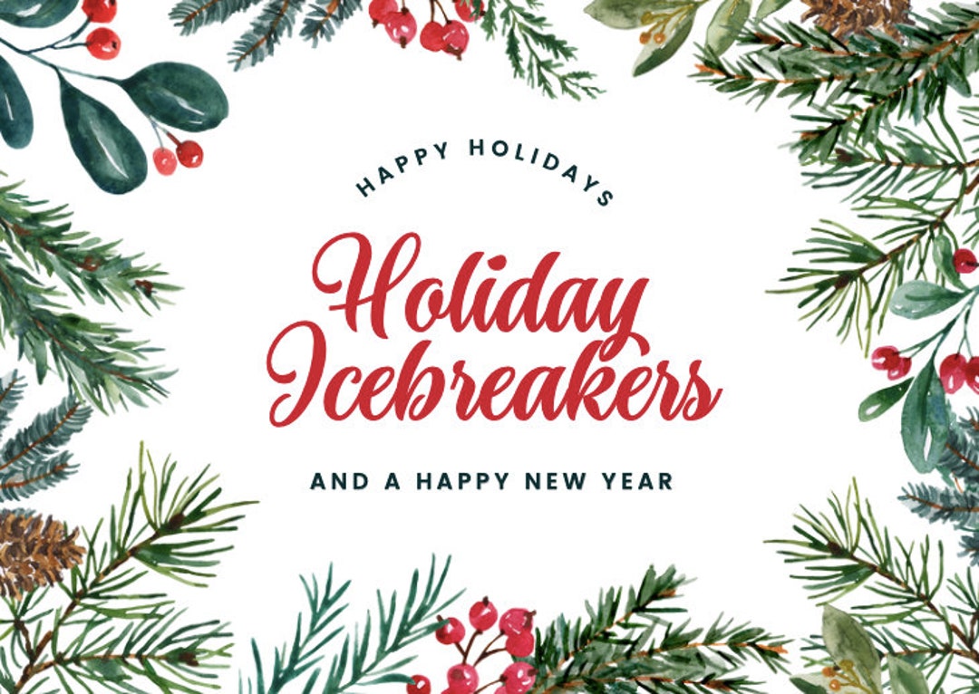 Office Icebreakers | Holiday Party Games | Corporate Team Bonding - Etsy