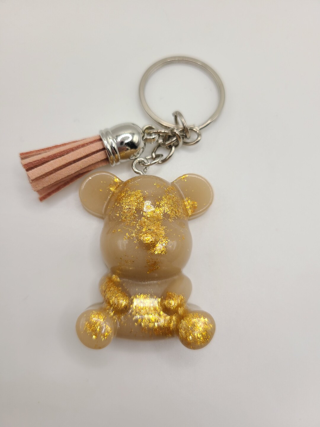 Teddy Bear Keychain - Etsy