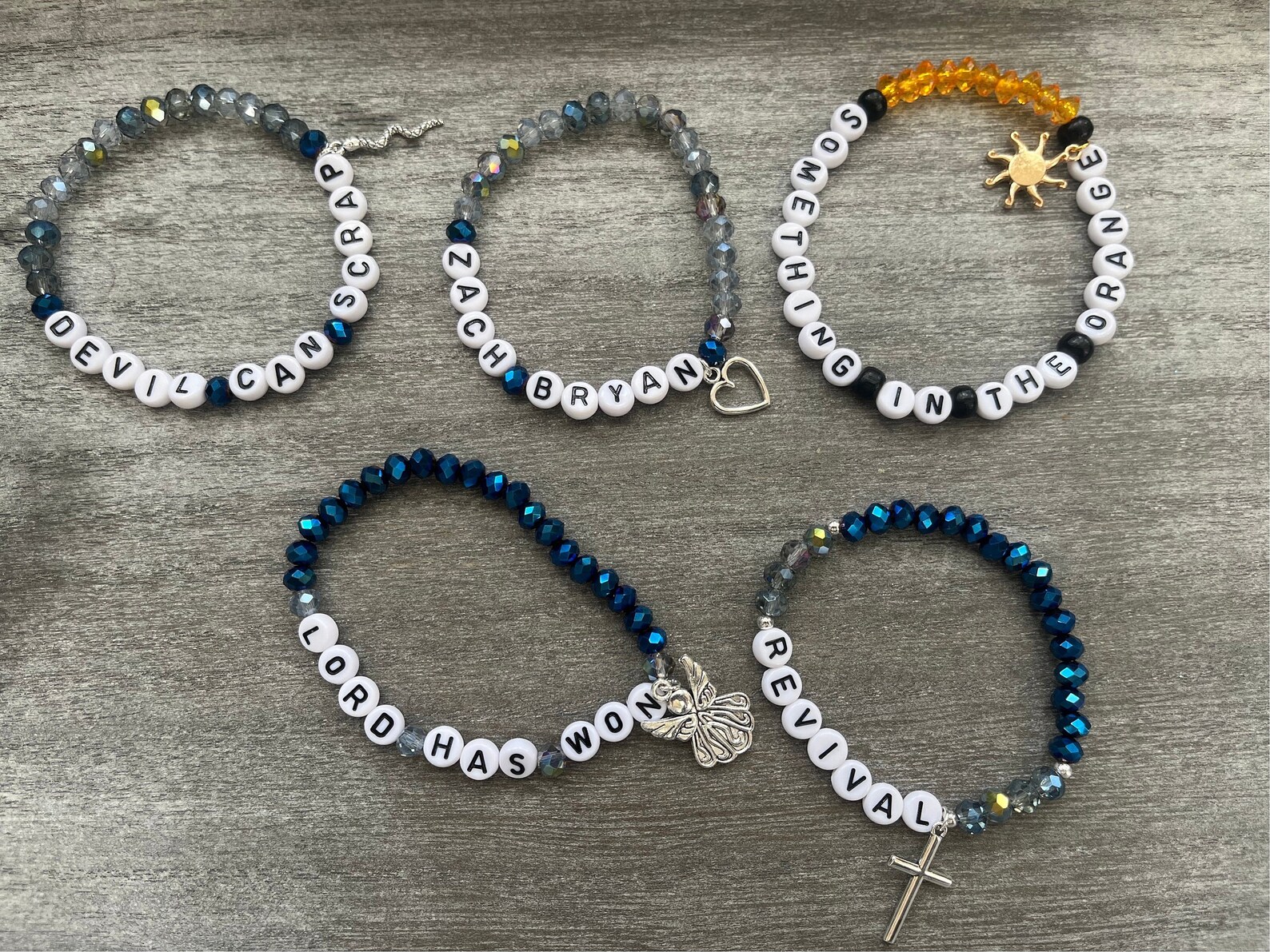 Zach Bryan Inspired Elastic Bracelets - Etsy