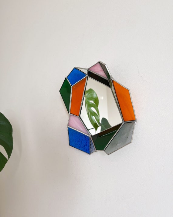Geometric Glass Sculpture