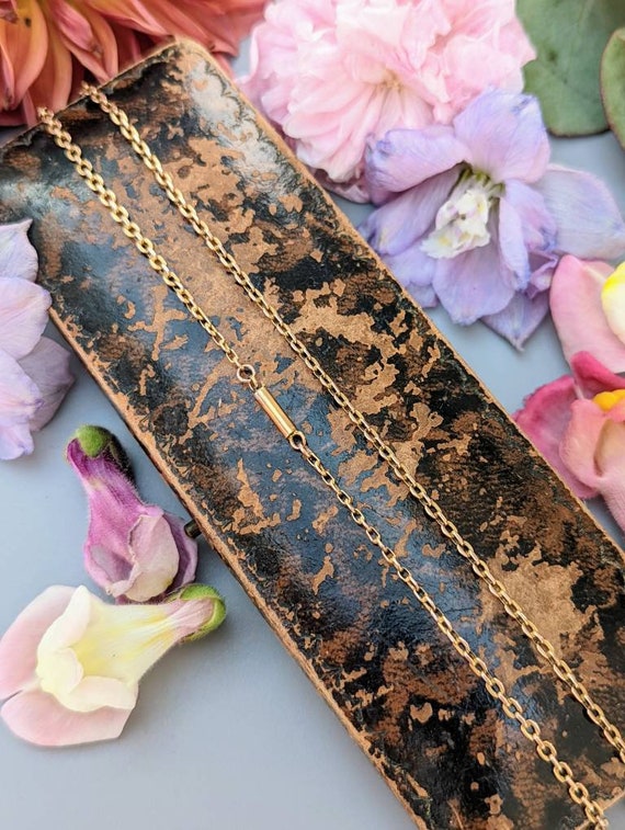 Antique Victorian Anchor Link Cable Chain 9 Carat Gold 40cm - Etsy