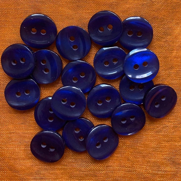 Dark Blue Buttons - Etsy UK