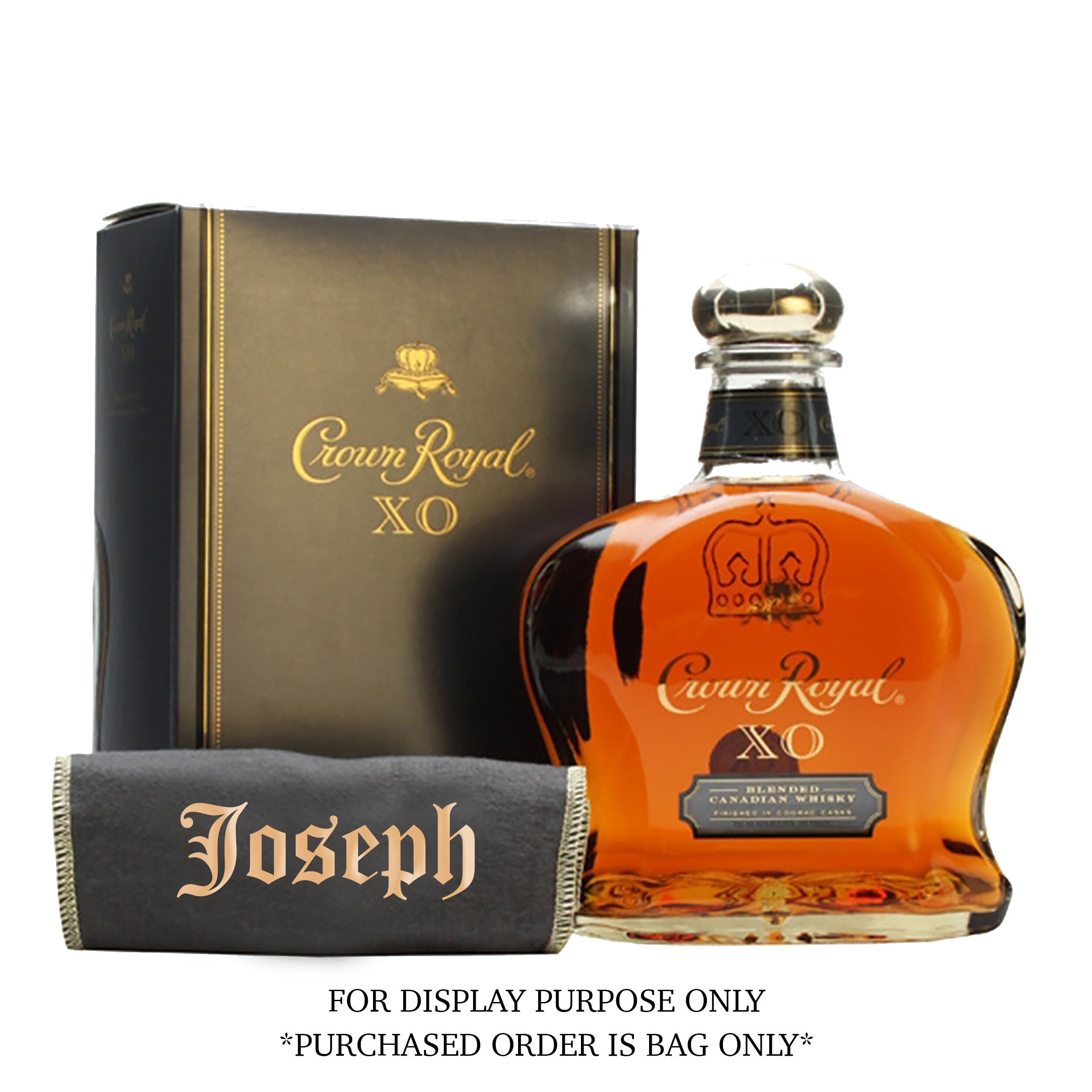 Personalized XO Crown Royal Bag Fits 750ml Bottle Makes - Etsy
