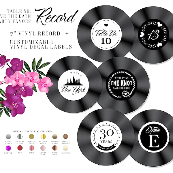 Vinyl Record Label - Etsy