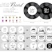 7 Vinyl Record 4 Customizable Vinyl Decal Label Table Numbers / Save ...