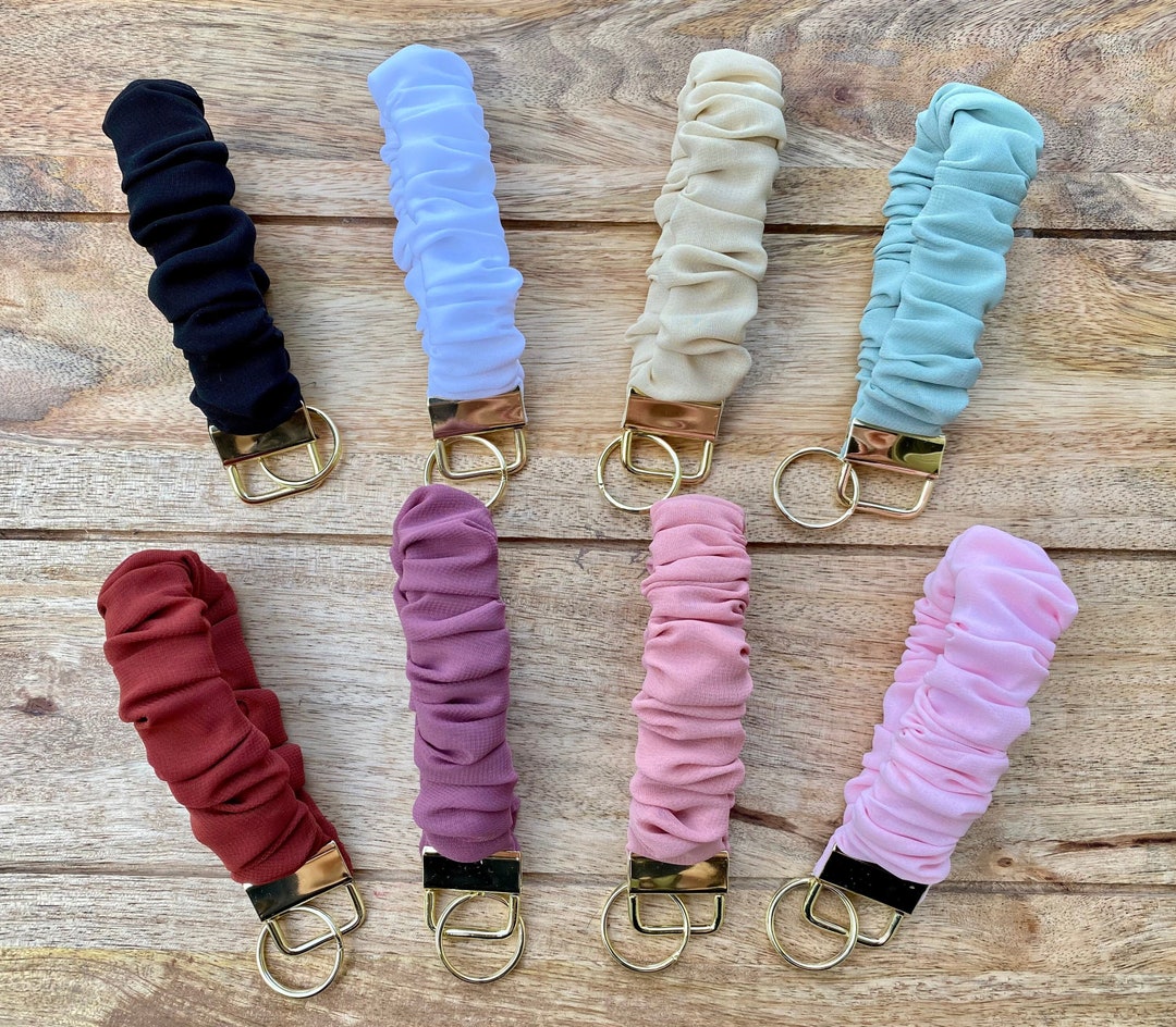 Gift for Her Scrunchies Wristlet Key Chain Scrunchies Key - Etsy