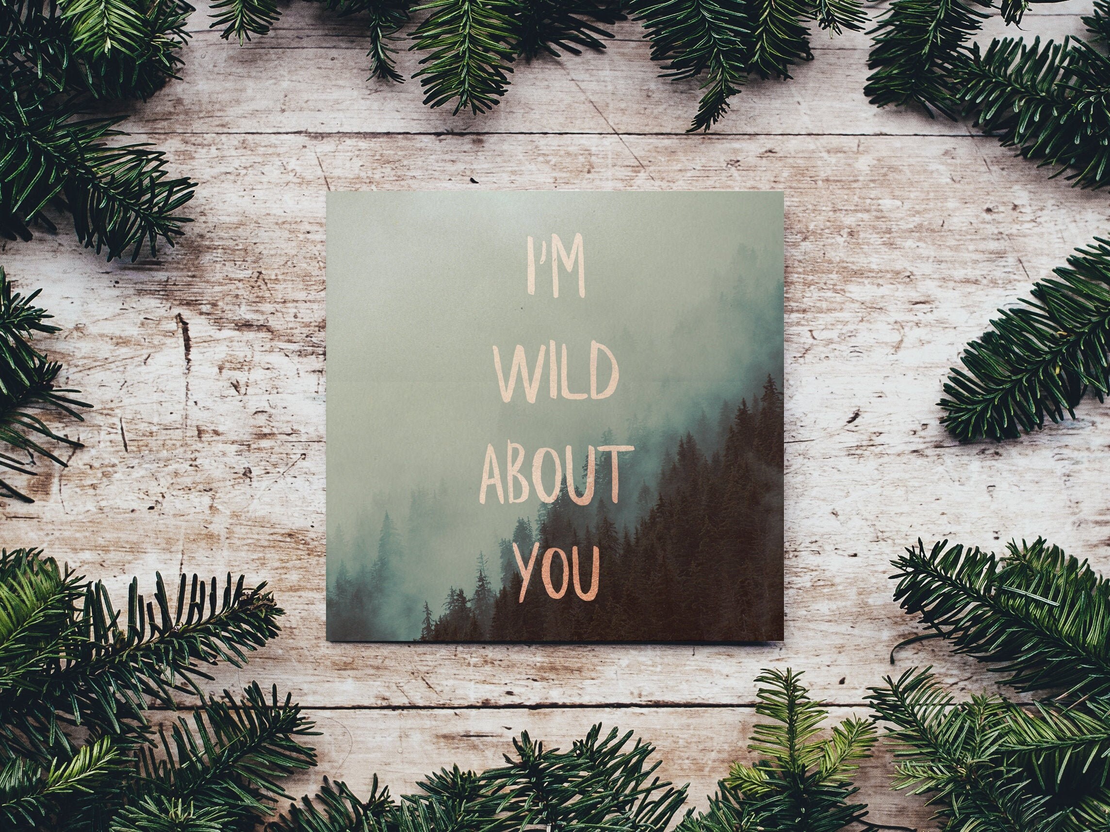 Adventure Couple Card Im Wild About You Anniversary Card Travel Couple ...