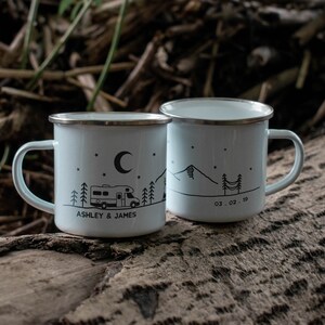 Choose Your Campervan - Customisable Vanlife Camp Mug - Personalised ...