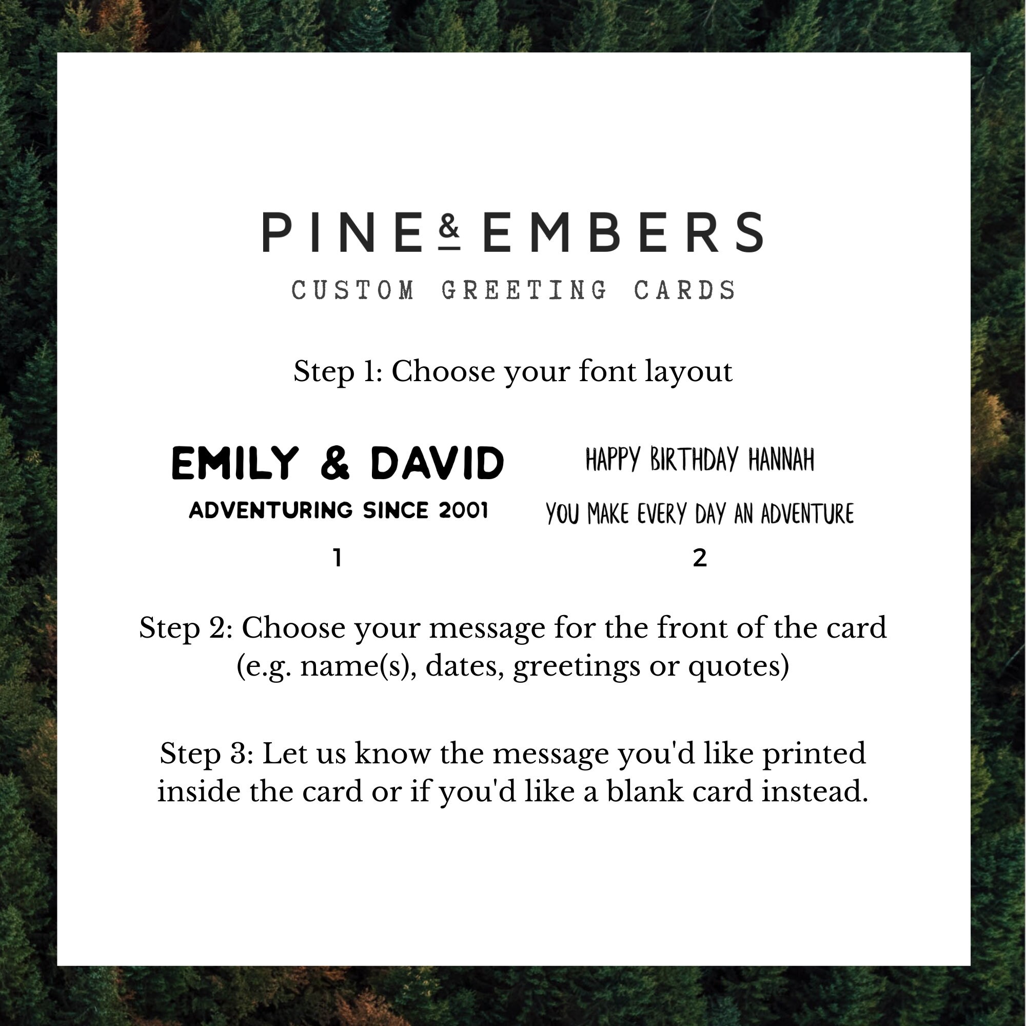 Custom Adventure Card Vanlife Card Travel Couple Goals | Etsy UK