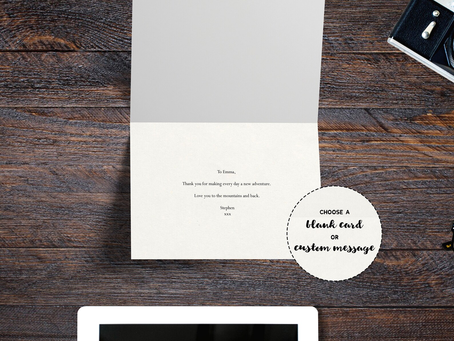 Personalised Camping Card Adventure Awaits Custom Travel Couple Goals ...