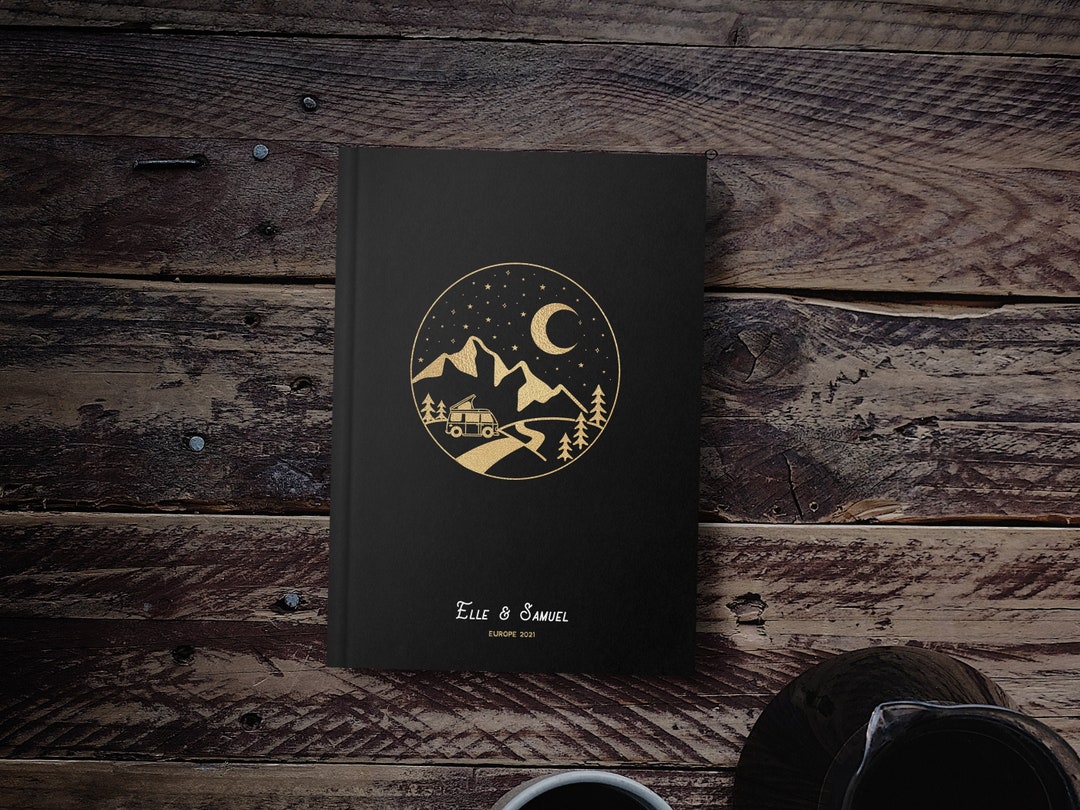 Personalised Campervan Journal New Adventure Travel Log Memory Journal ...