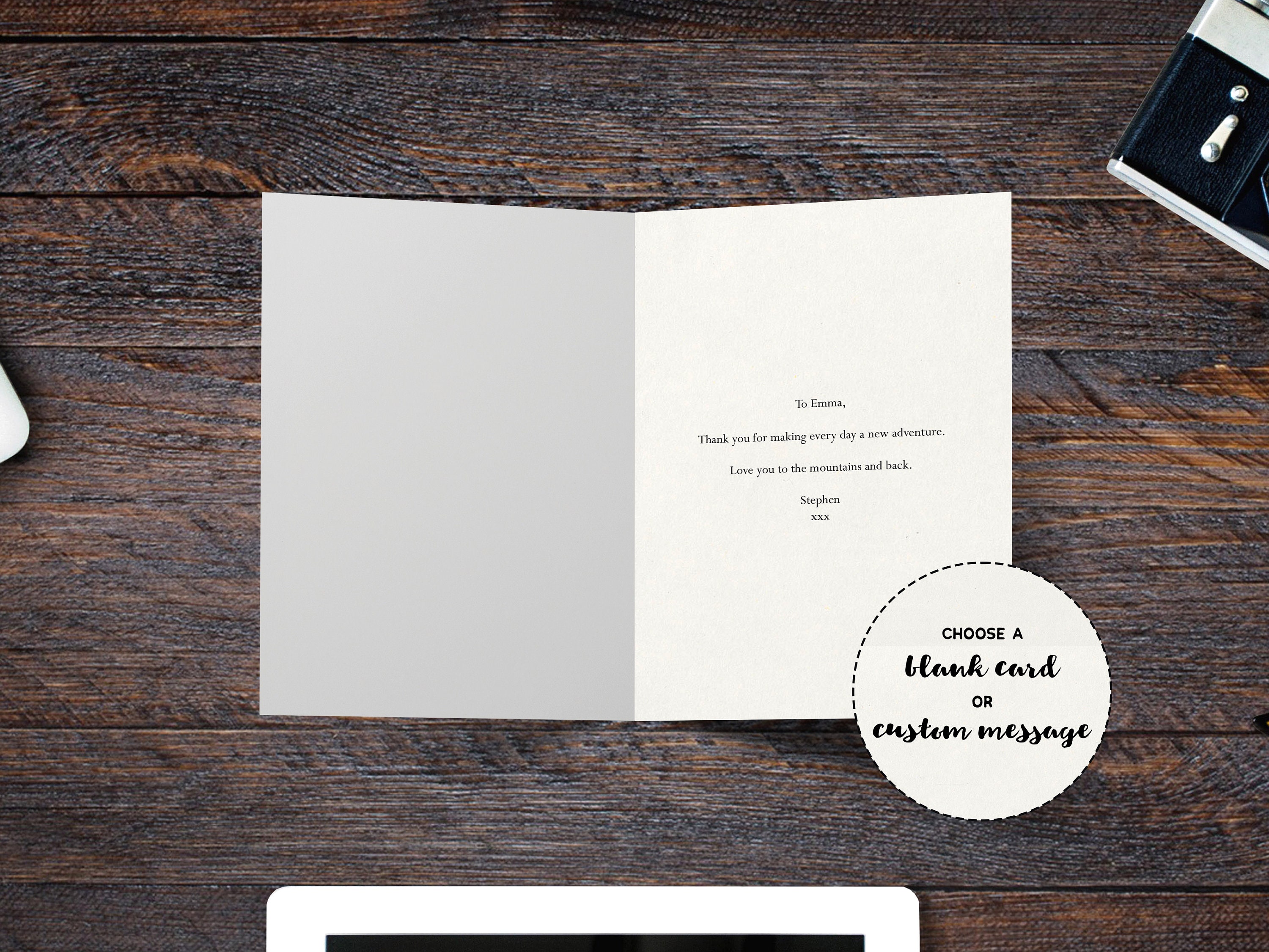 Custom Adventure Card Vanlife Card Travel Couple Goals Campervan Card ...