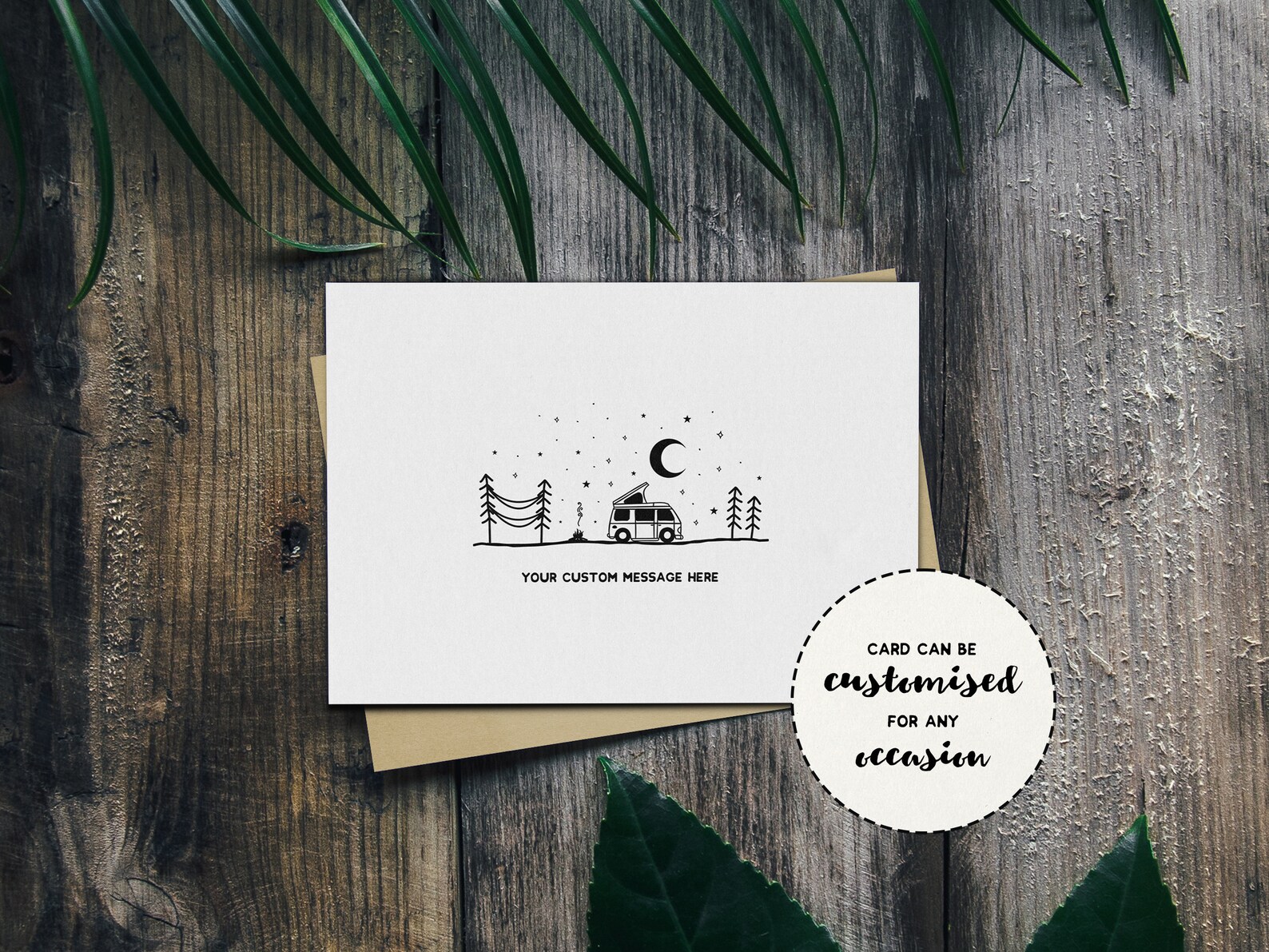 Personalised Camping Card Adventure Awaits Custom Travel Couple Goals ...