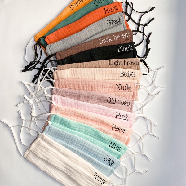 Cotton Face Mask - Etsy