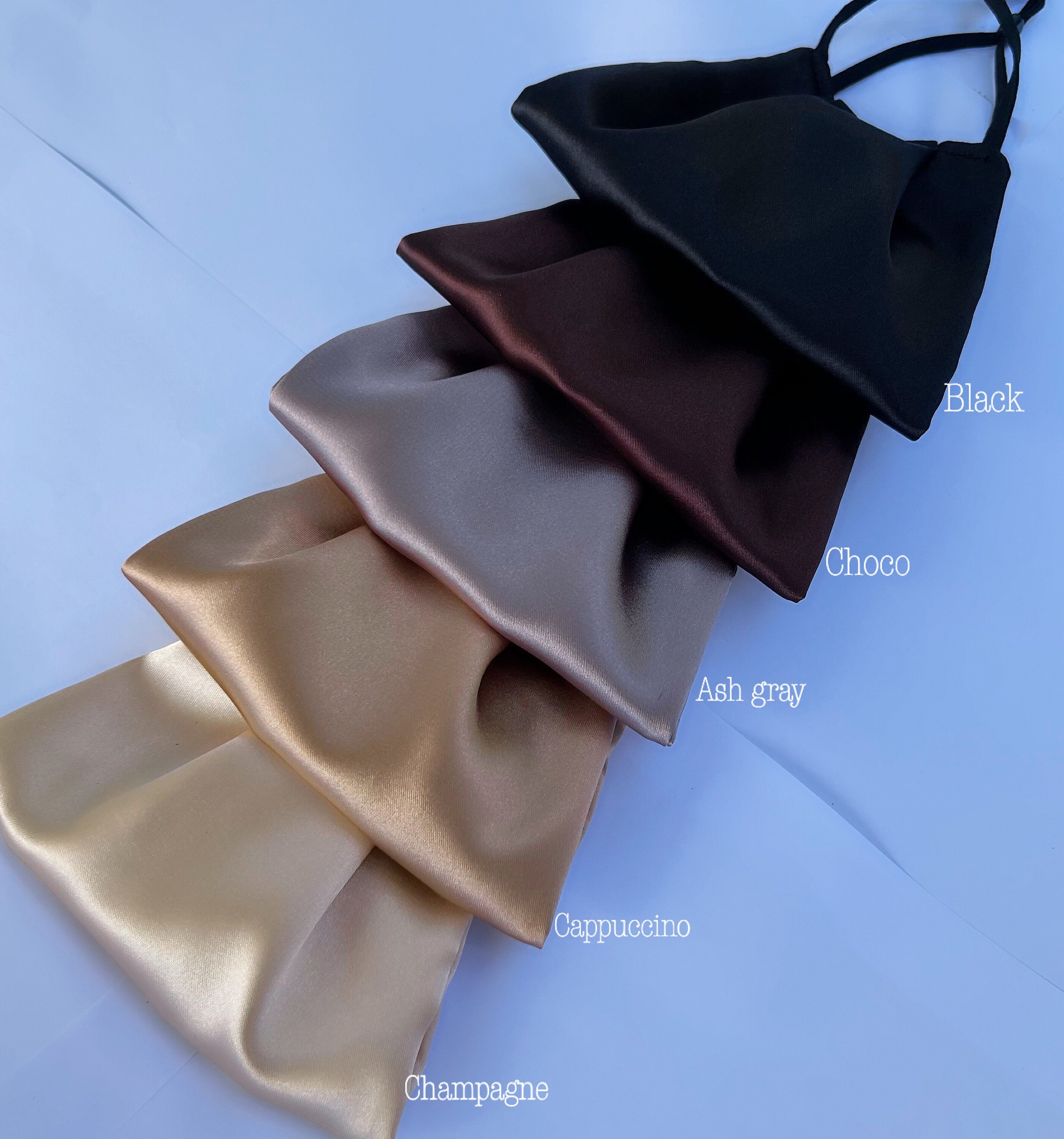 Silk Face Mask Soft Silk Satin Classy Face Masks Wedding - Etsy