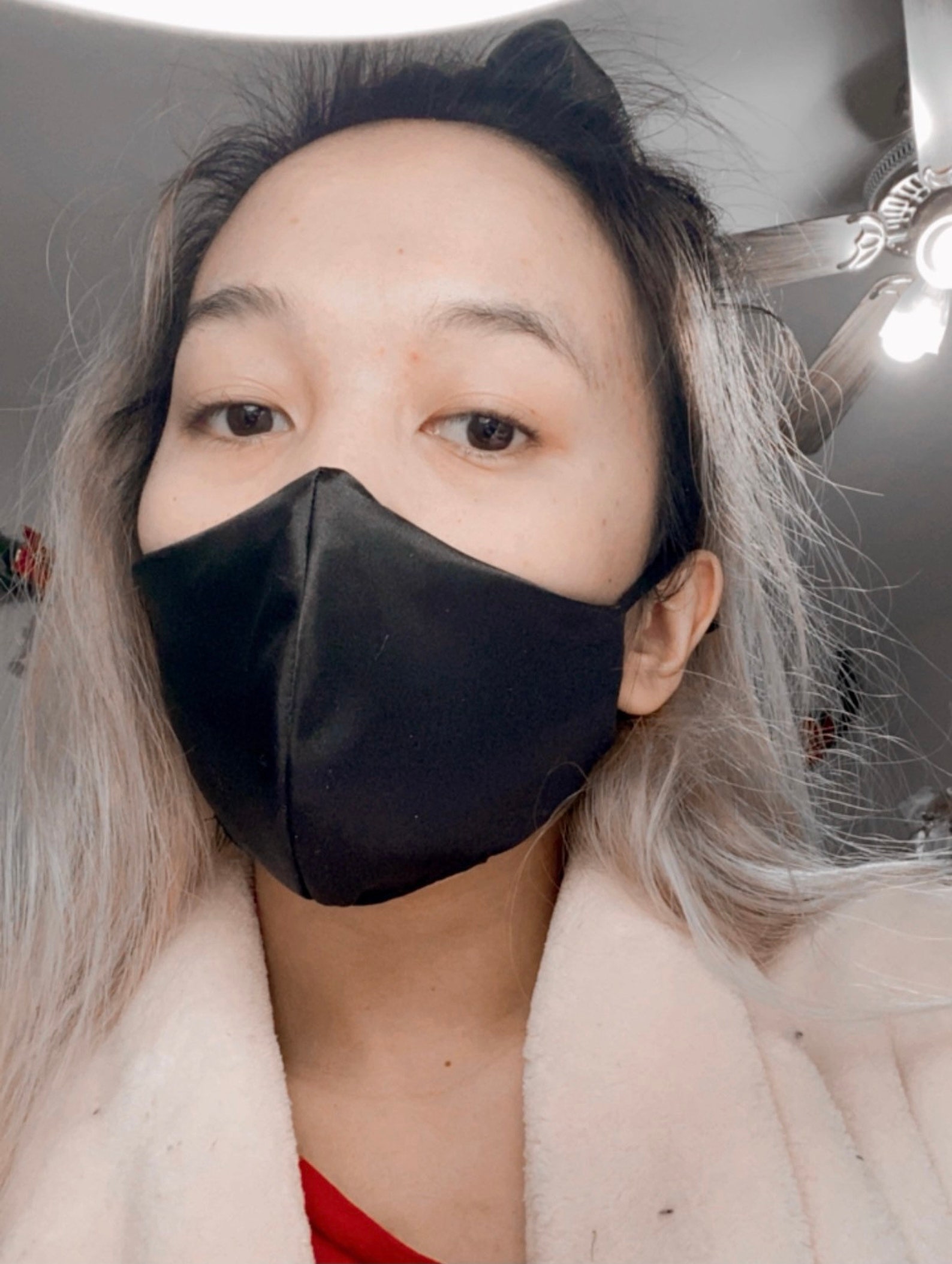 Silky Satin Classy Face Masks Wedding Mask 2layers With | Etsy