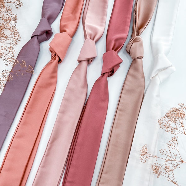 Silk Hair Ribbon Scarf - Etsy