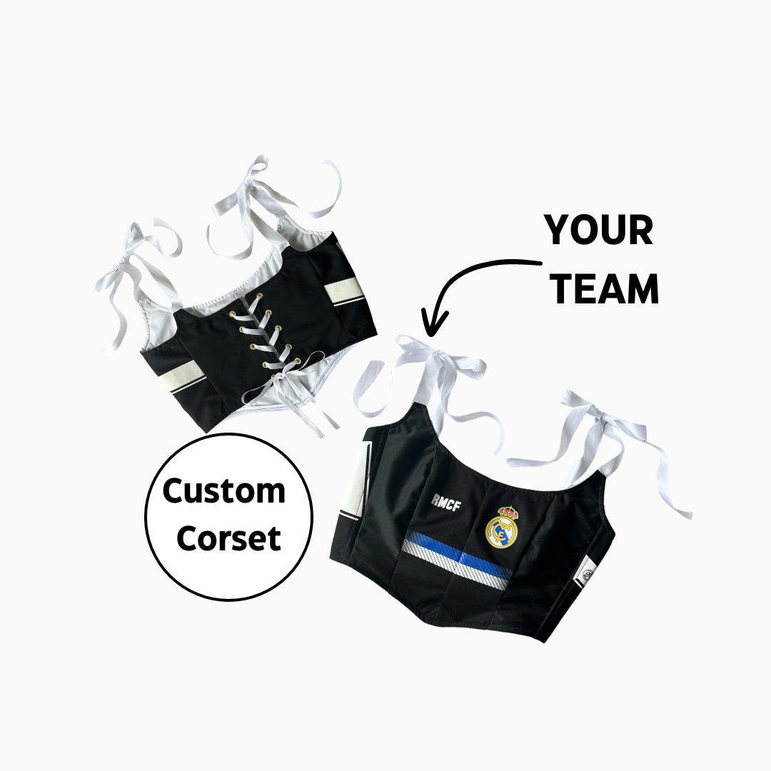 Custom Soccer Corset Association Football Jersey Crop Top Custom Soccer ...