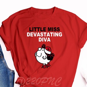 Delta - Little Miss Devastating Diva T-shirt - Etsy