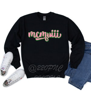 AKA - Retro Roman Mcmviii Sweatshirt - Etsy