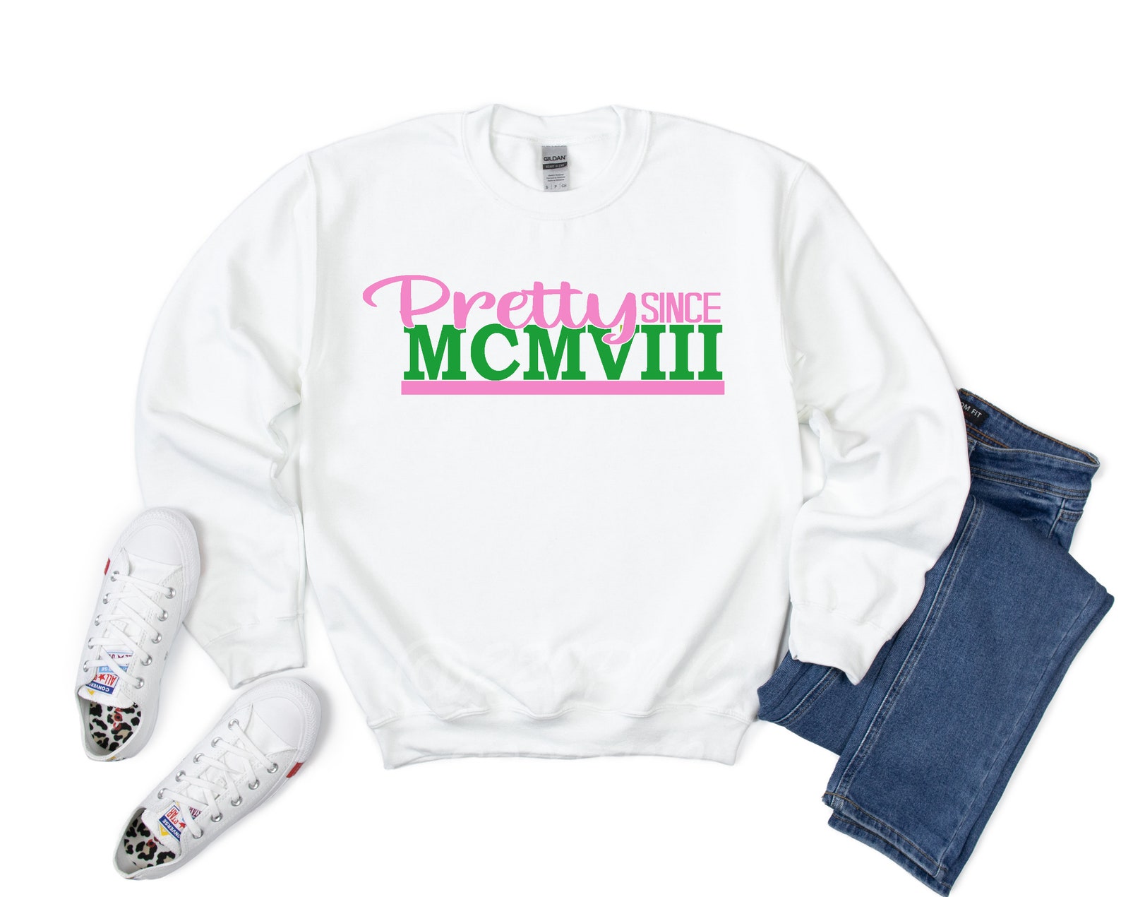 Pretty Since 1908 MCMVIII AKA Roman Numeral Alpha | Etsy