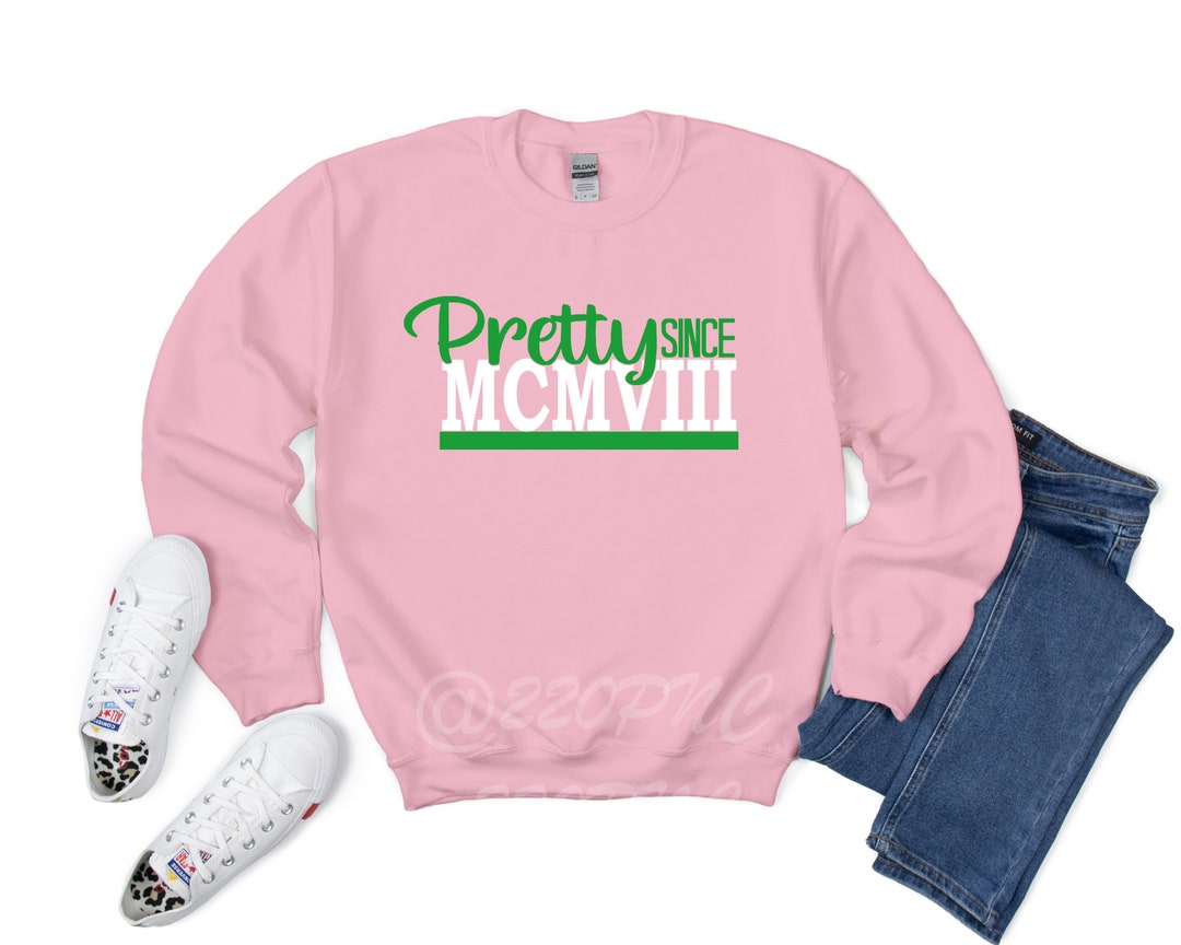 Pretty Since 1908 MCMVIII AKA Roman Numeral Alpha Kappa Alph Sorority ...