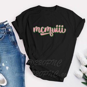AKA - Retro Roman Mcmviii T-shirt - Etsy